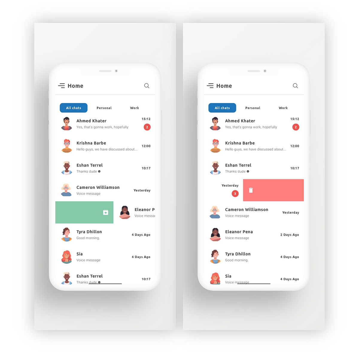 Swipeable Component with Jetpack Compose | swipe to delete or archive | by Ahmed Khater | Medium