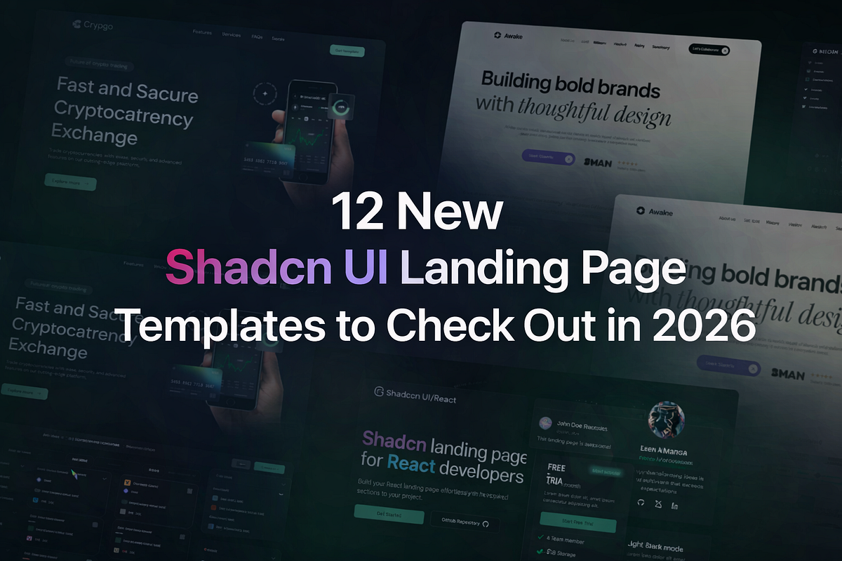 Shadcn Landing Page Templates Every Front-End Developer Should Try | by ...