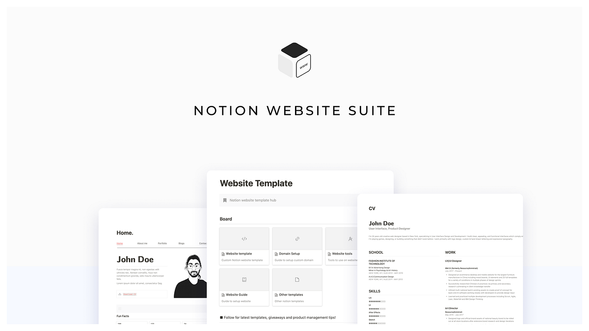 Website built on Notion. Notion Website suite | by Sidharth negi | Medium
