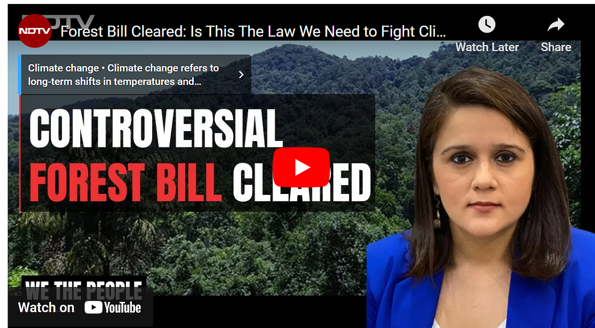 What are the concerns with the Forest (Conservation) Amendment Bill ...