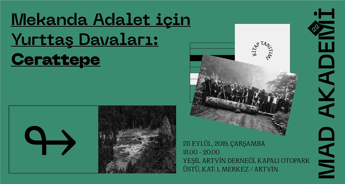 “Mekanda Adalet için Yurttaş Davaları: Cerattepe” Kitap Tanıtımı | by ...