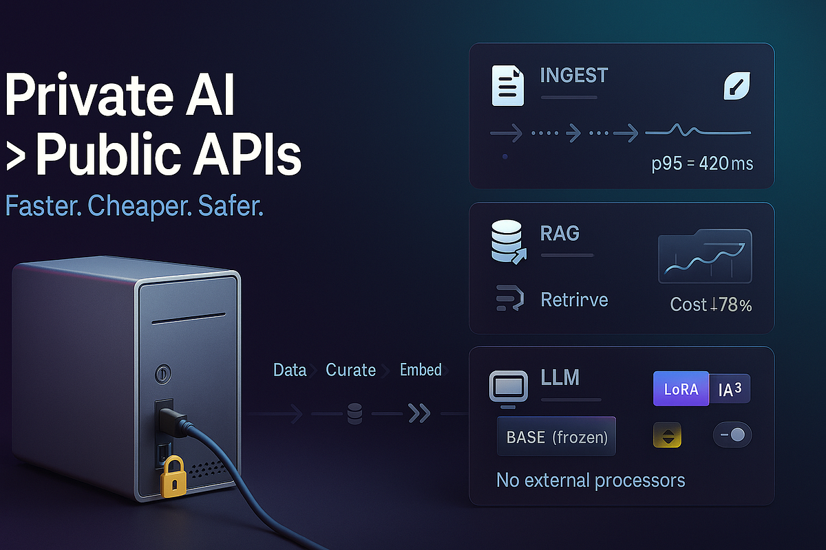Private AI Beats Public APIs. Faster, cheaper, and safer AI by moving ...