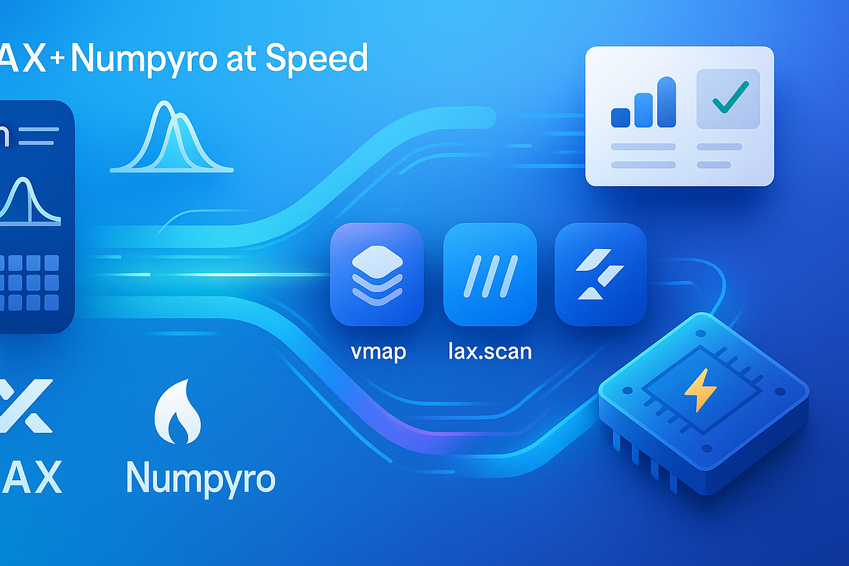 7 JAX + NumPyro Tricks for Probabilistic Models at Speed | by Modexa | Medium