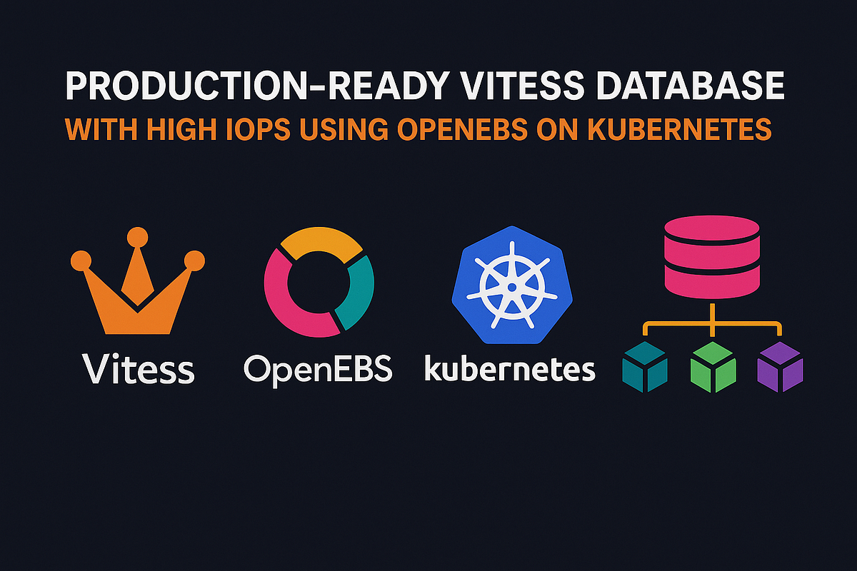 Production-Ready Vitess Database with High IOPS using OpenEBS on ...