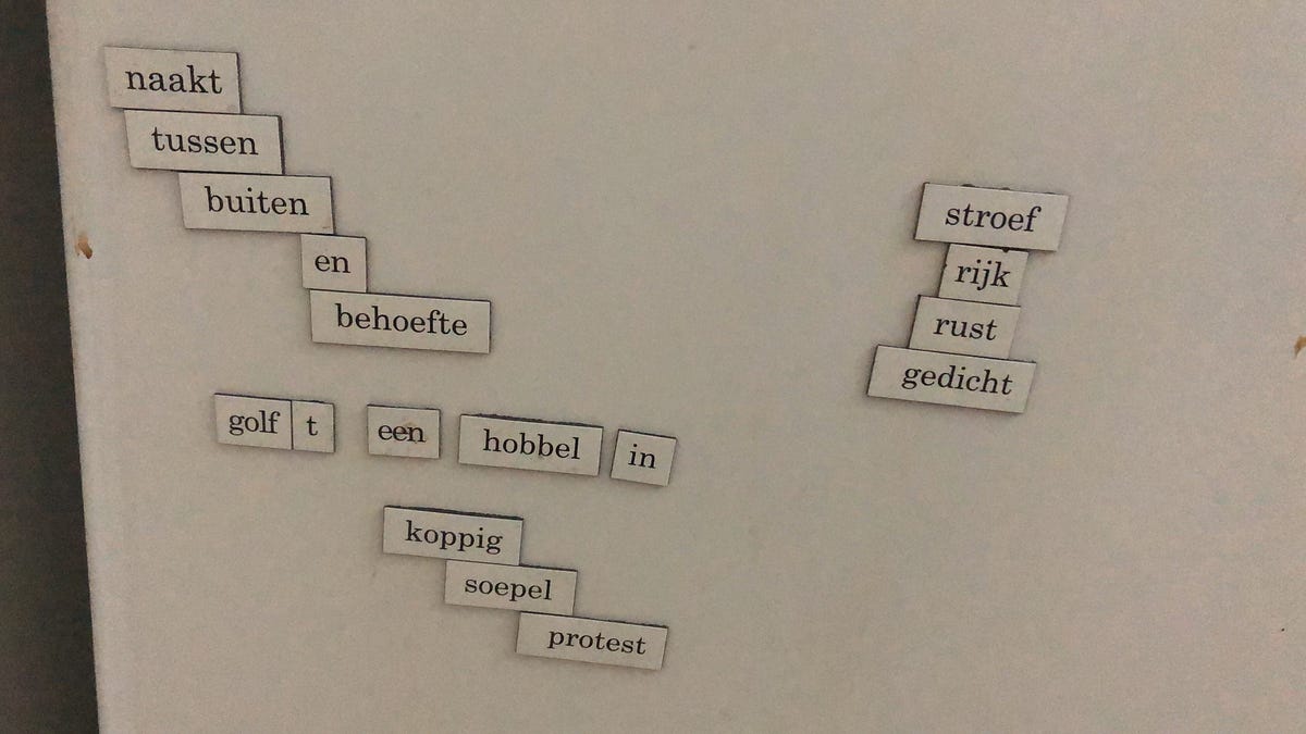 Keeping cool: Two improvised poems in Dutch (with translations ...