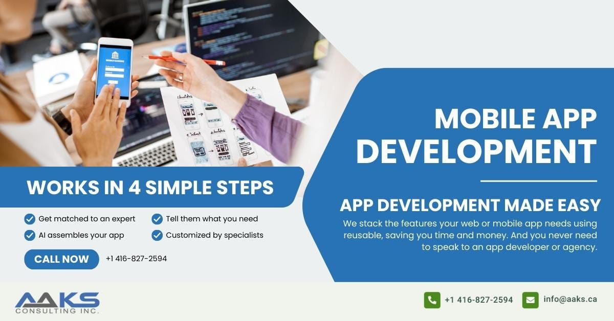 Mobile App Development in Canada - Aaks Consulting Inc - Medium