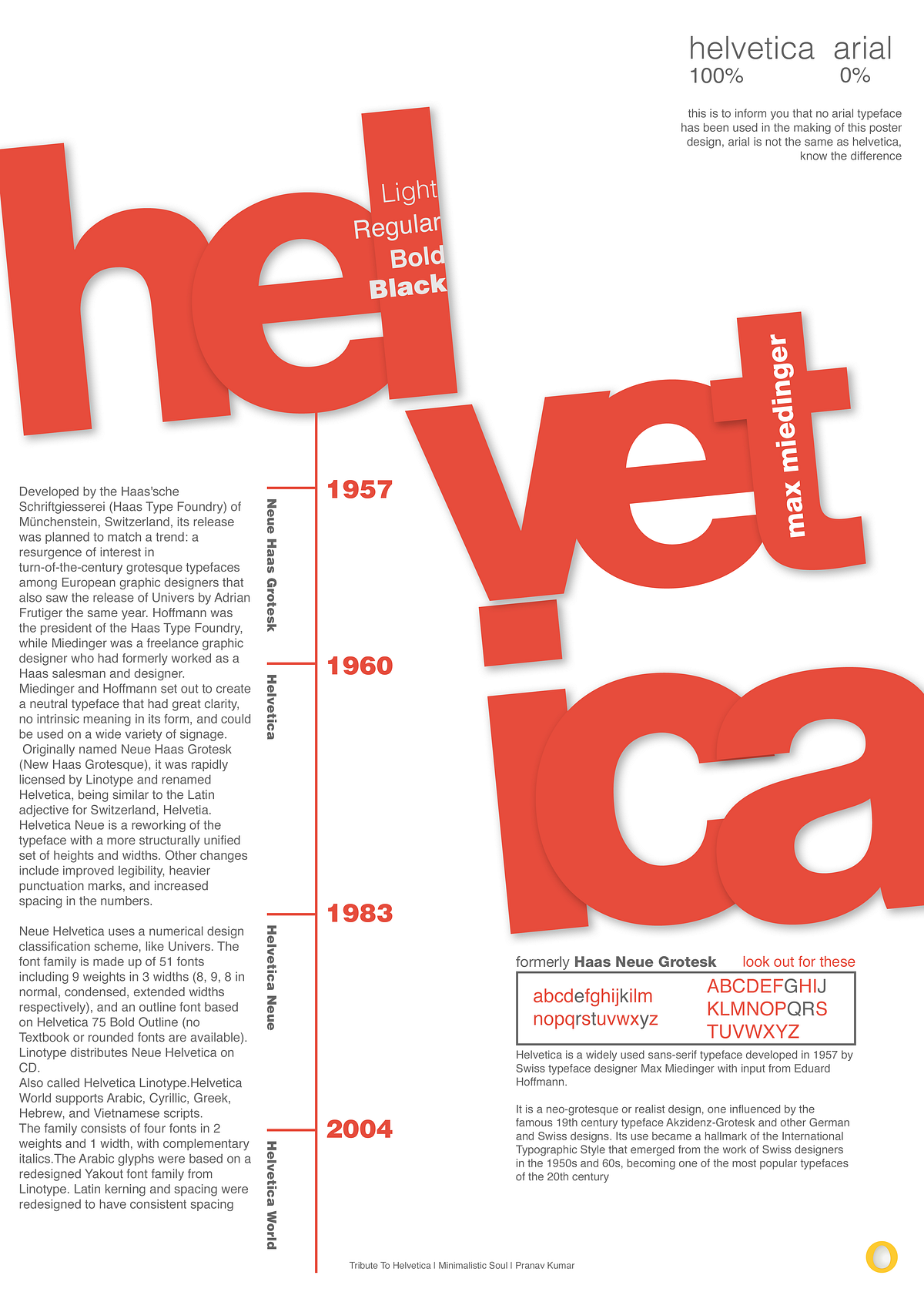 Obsession With Helvetica. It is no secret to the people around… | by ...