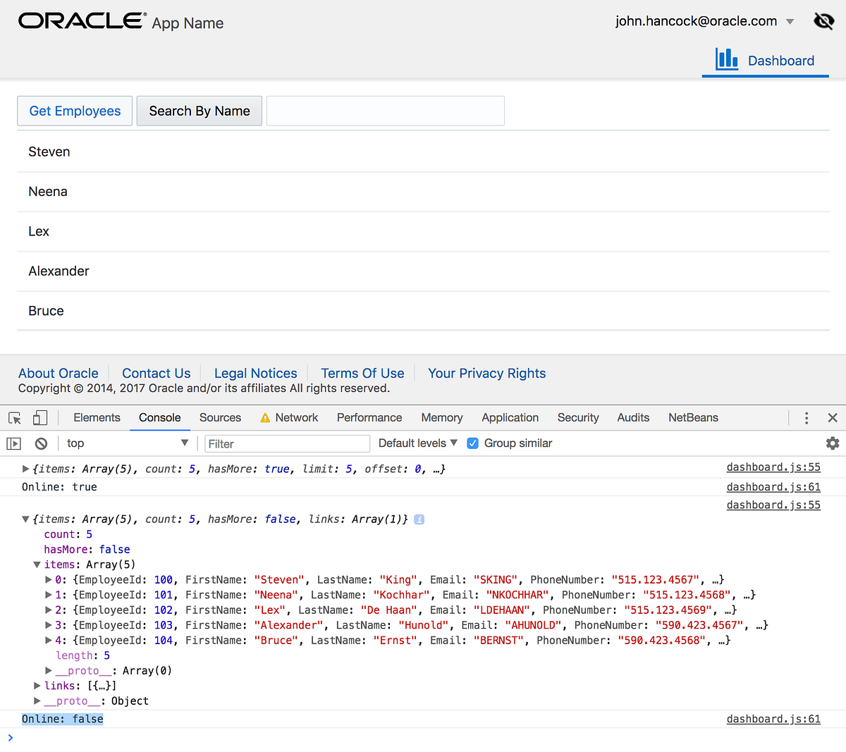 Shredding and Querying with Oracle Offline Persistence in JET | by ...