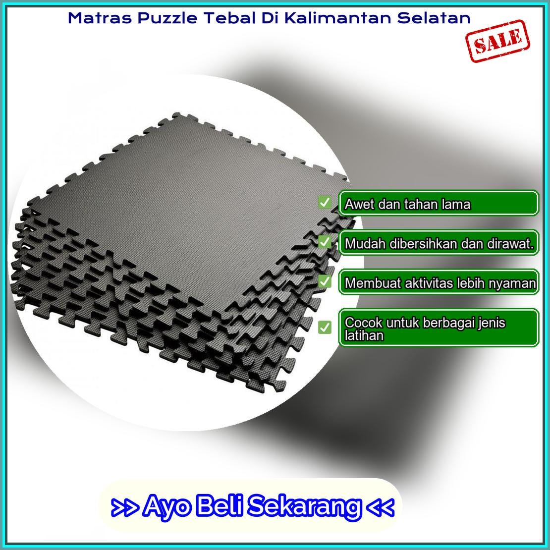 Matras Puzzle Tebal Di Kalimantan Selatan - Tatami Matras - Medium
