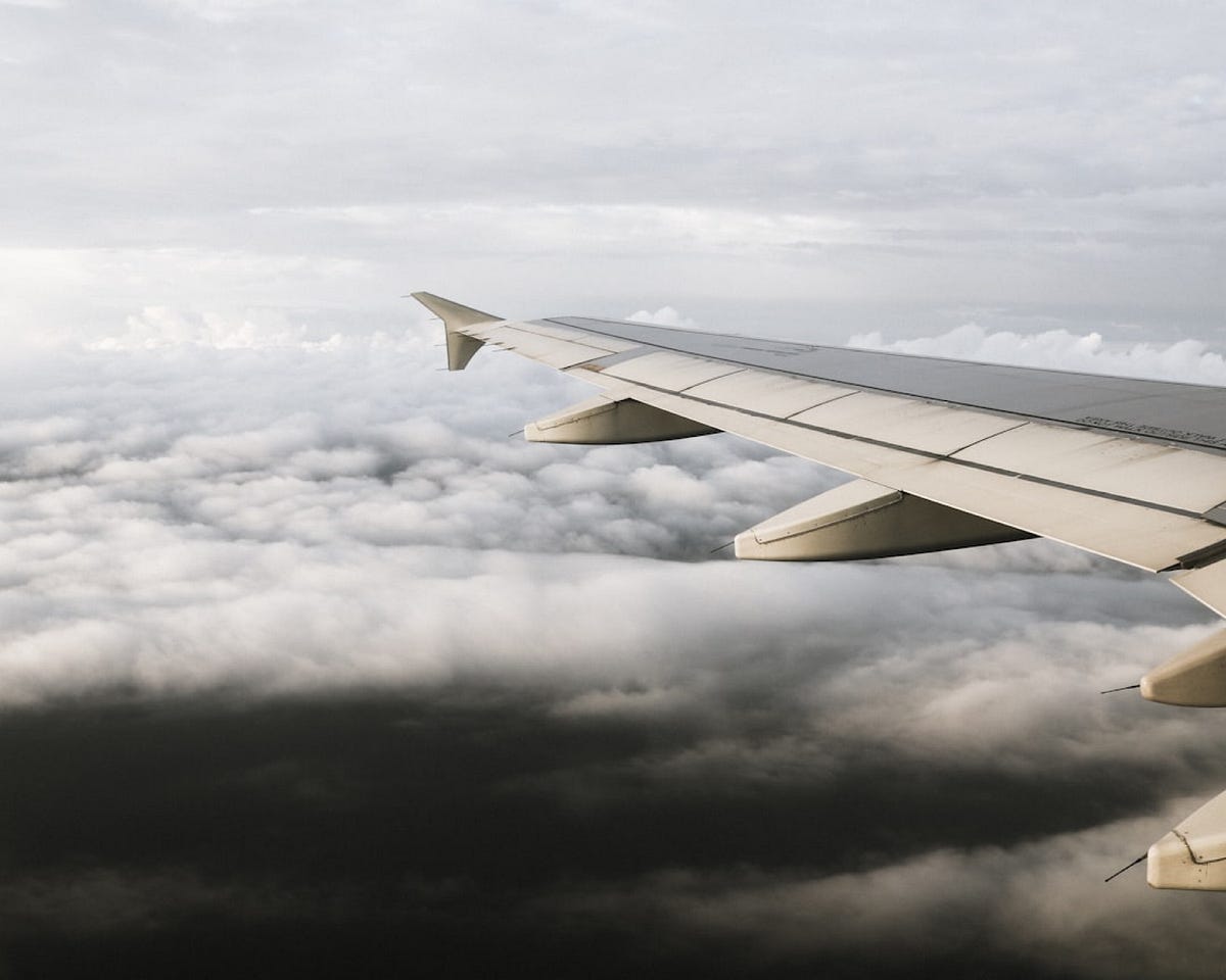 Serenity in the Friendly Skies - Liz Edon - Medium