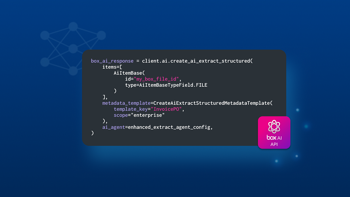 Box AI Enhanced Extract Agent: A Developer’s Guide | by Scott Hurrey | Box Developer Blog | Medium