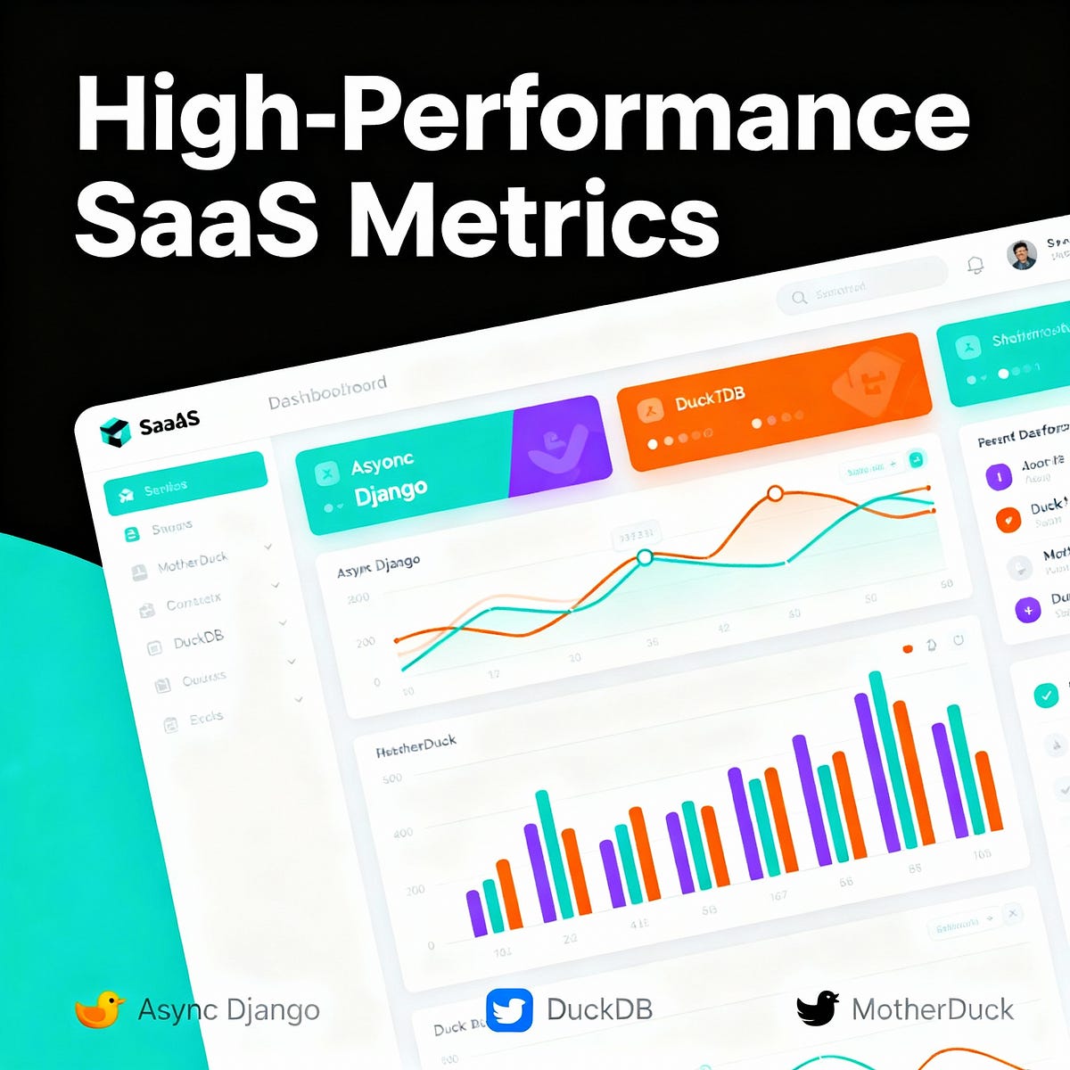 Building a High-Performance SaaS Metrics Dashboard with Async Django, DuckDB, and MotherDuck ...