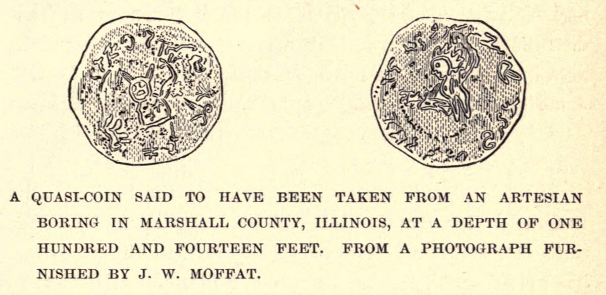 A Coin From Atlantis?. In 1870, someone digging a deep well… | by Mark ...