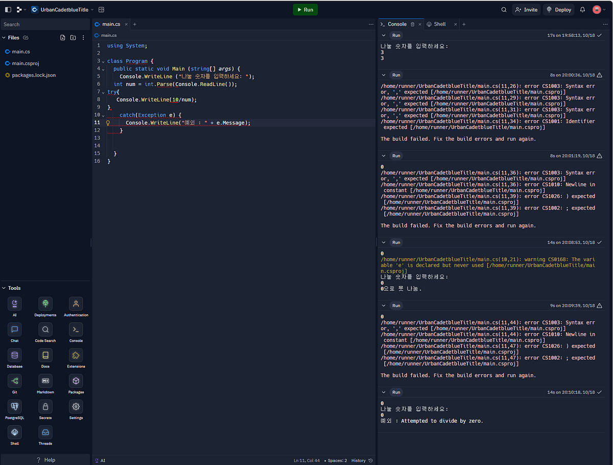 Day8 Learning Coding Exception Handling Statements” By Duri Medium