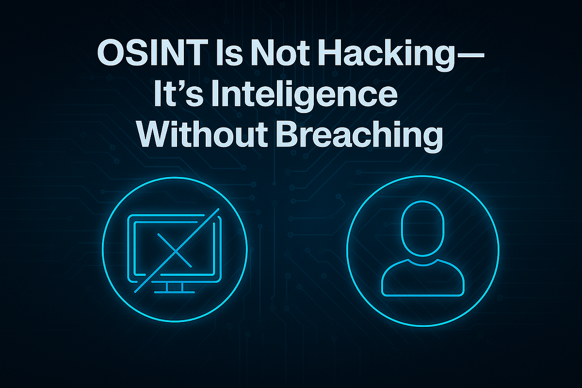 OSINT Is Not Hacking: It is Intelligence Without Breaching | by Ivander ...