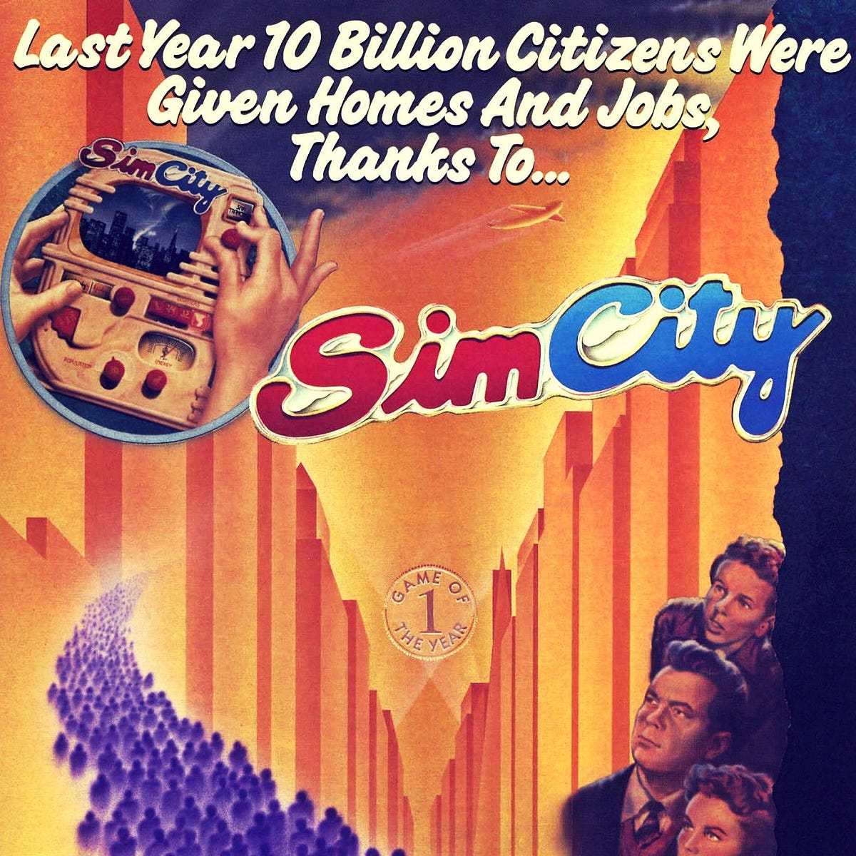 SimCity 1989/Amiga/Will Wright - SimCity is a city-building simulation ...