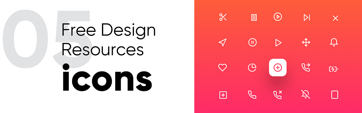 5 Free Design Resources — Icons. A curated list of free design ...