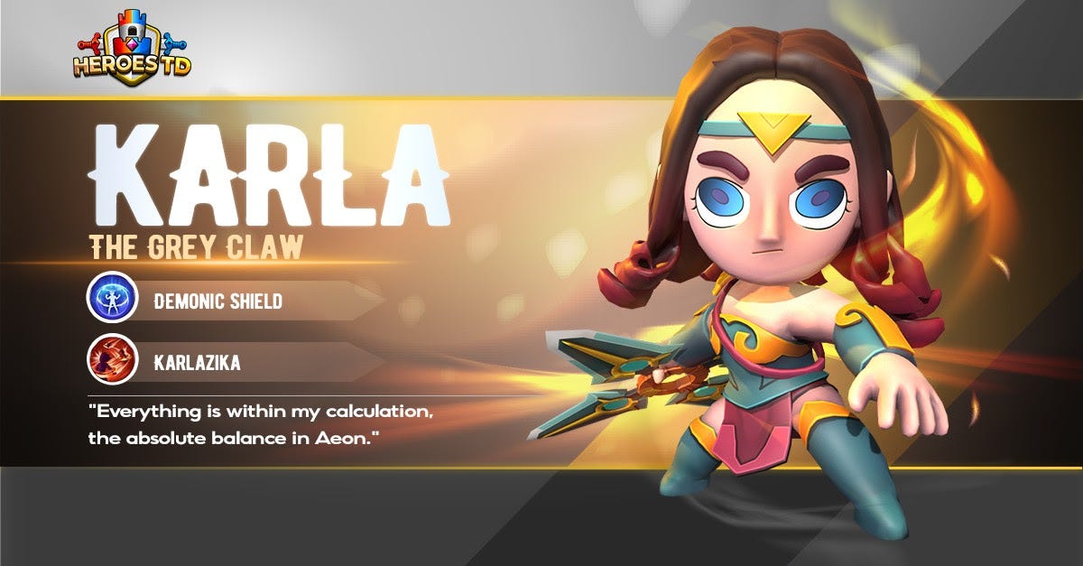 [HeroesTD #2] Karla — The Grey Claw - Heroes TD - Medium