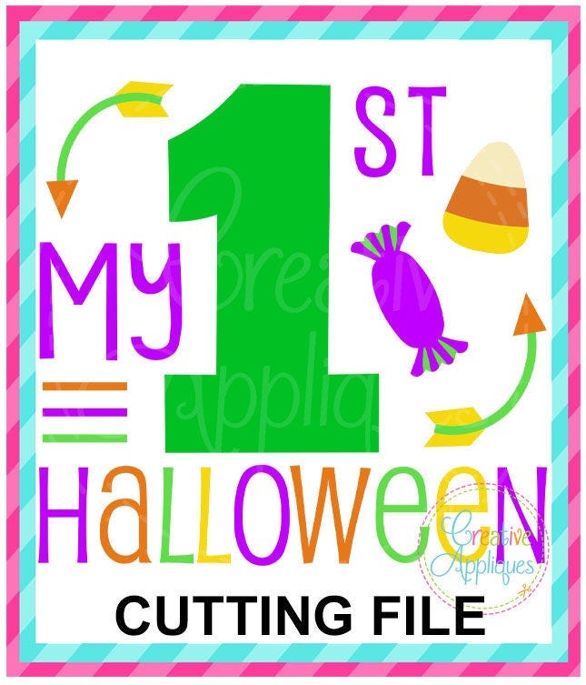 My 1st Halloween SVG Cutting File, autumn svg, first halloween svg ...