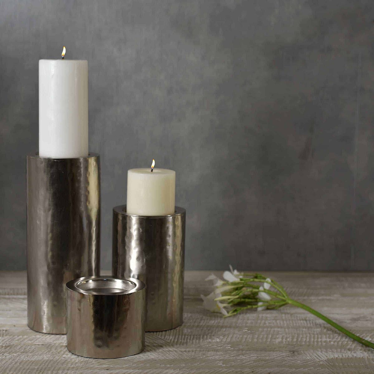 Manor House Pillar Candle Holder 11 inches - Tansha Quo - Home Decor ...
