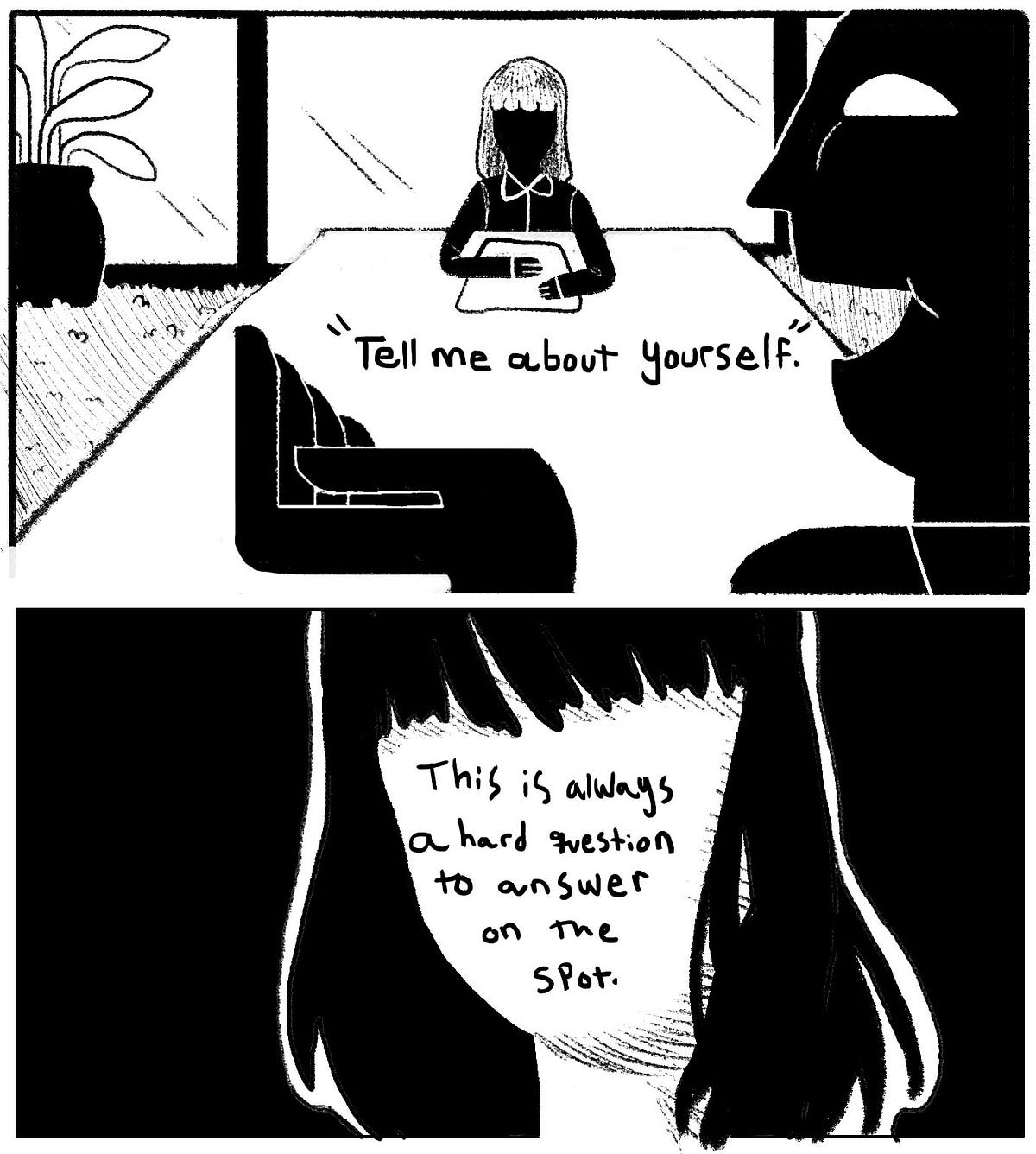 “Tell me about yourself” a comic. You know the question. | by Alli ...