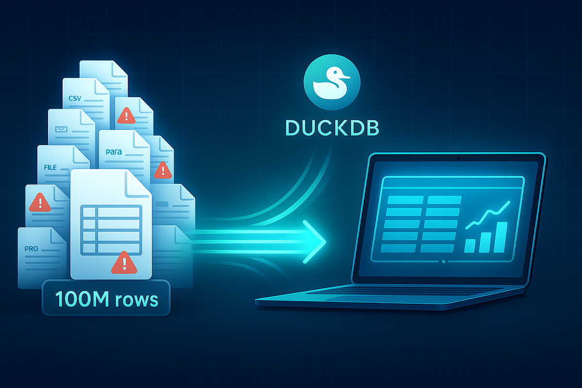 Using DuckDB to Explore 100M Rows on My Laptop | by Neurobyte | Sep, 2025 | Medium