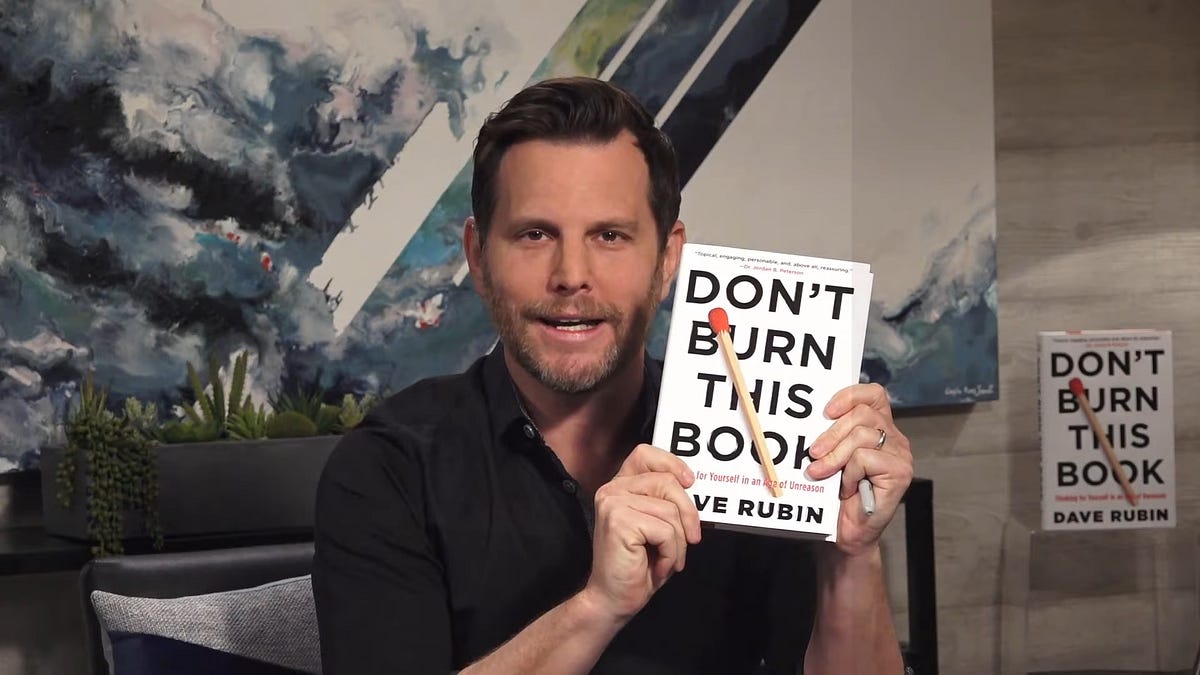 Don’t Burn This Book Review. Dave Rubin carefully acknowledges and ...