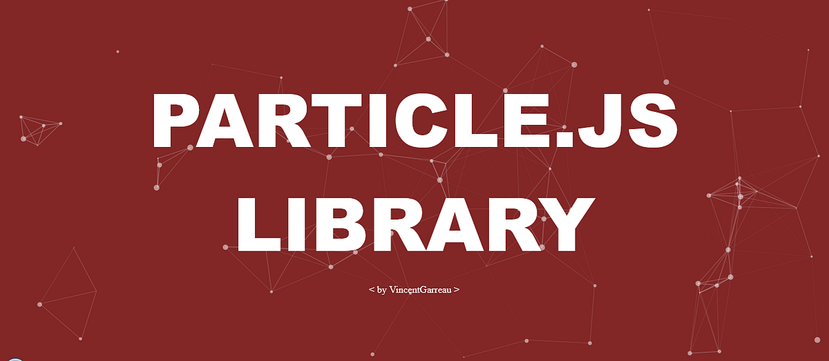 [เว็บไซต์] สร้างอนุภาคลอยไปมาในพื้นหลังด้วย particles. js | by Wuttipon ...