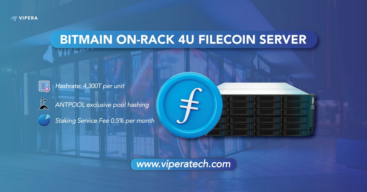Vipera Announces Availability of Bitmain On-Rack 4U Filecoin Miner with ...