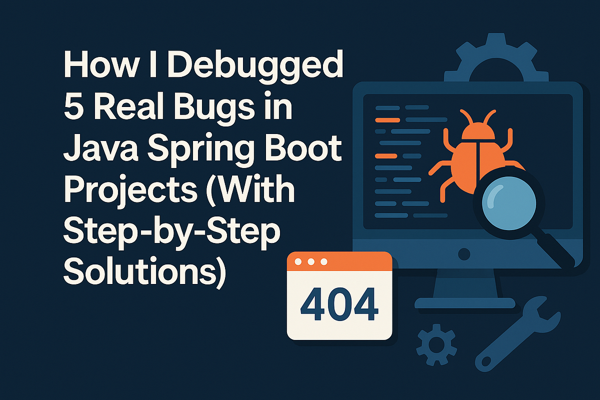 How I Debugged 5 Real Bugs in Java Spring Boot Projects (With Step-by-Step Solutions) 🐞 | by ...