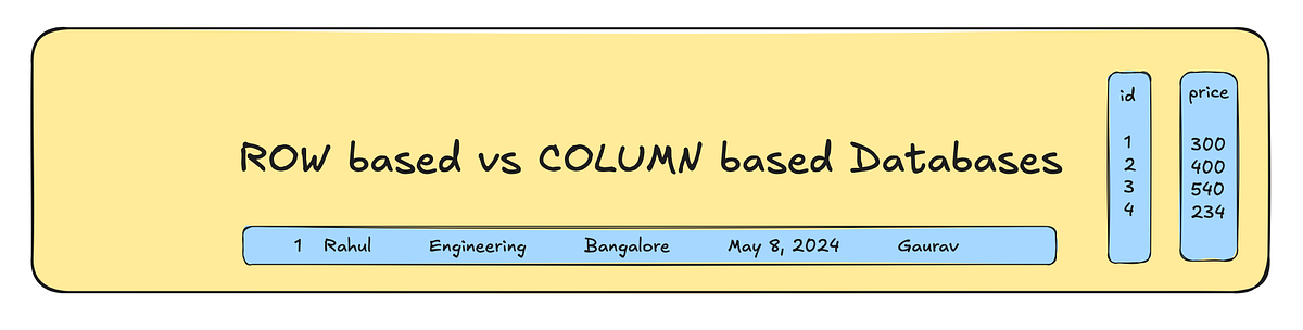 🧱 Rows vs Columns: The Real Difference Between Row-Based and Column-Based Databases | by Lalit ...