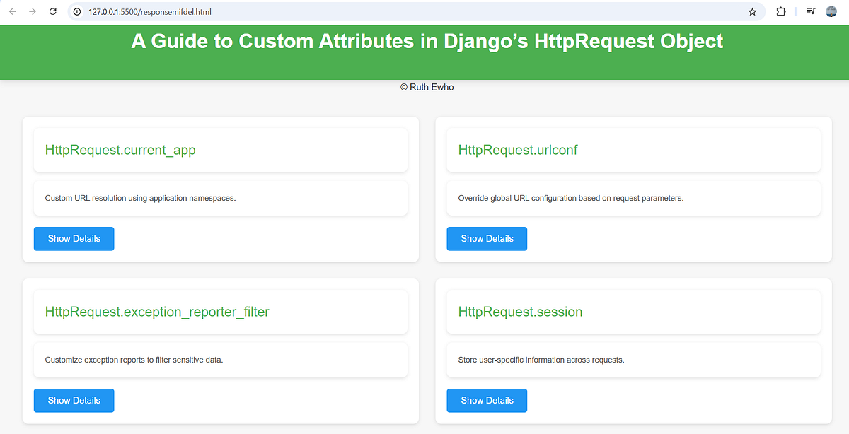 A Guide to Custom Attributes in Django’s HttpRequest Object | by Ewho ...