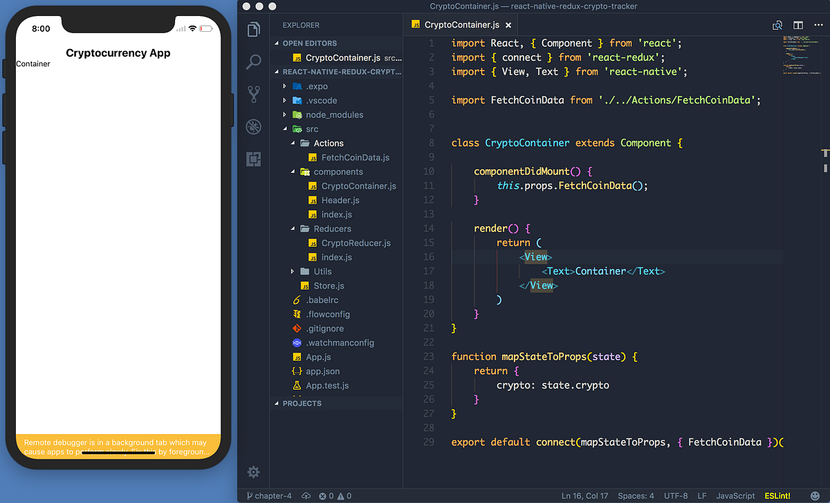 Let’s Build: Cryptocurrency Native Mobile App With React Native + Redux — Chapter IV | by Trevor ...