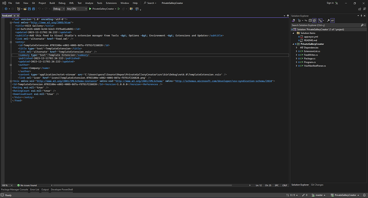 How to create extension gallery for Visual Studio | by Geraldo Alves Simão Junior | Nerd For ...