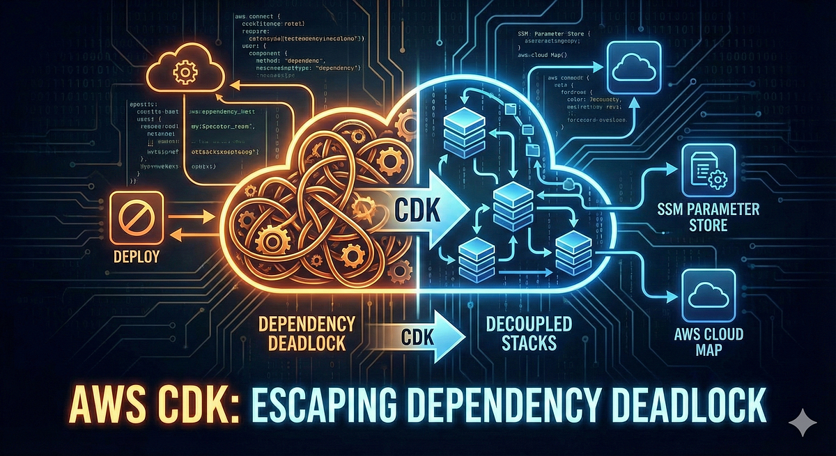 Mastering AWS CDK Dependencies: How to Avoid the “Stuck Stack” Deadlock ...