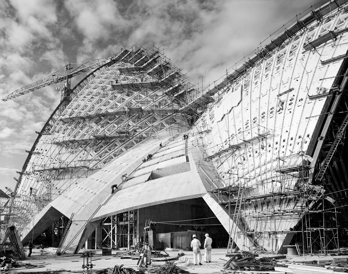 The Sydney Opera House and Its Billowing Sails | Construction Talks by ...