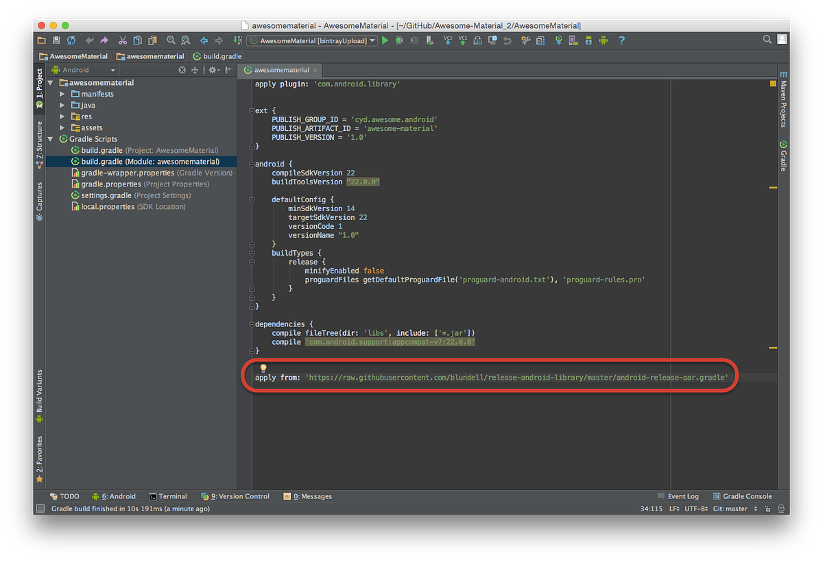 How to Publish Your Android Studio Library to JCenter | by Danielle Emma Vass | Medium