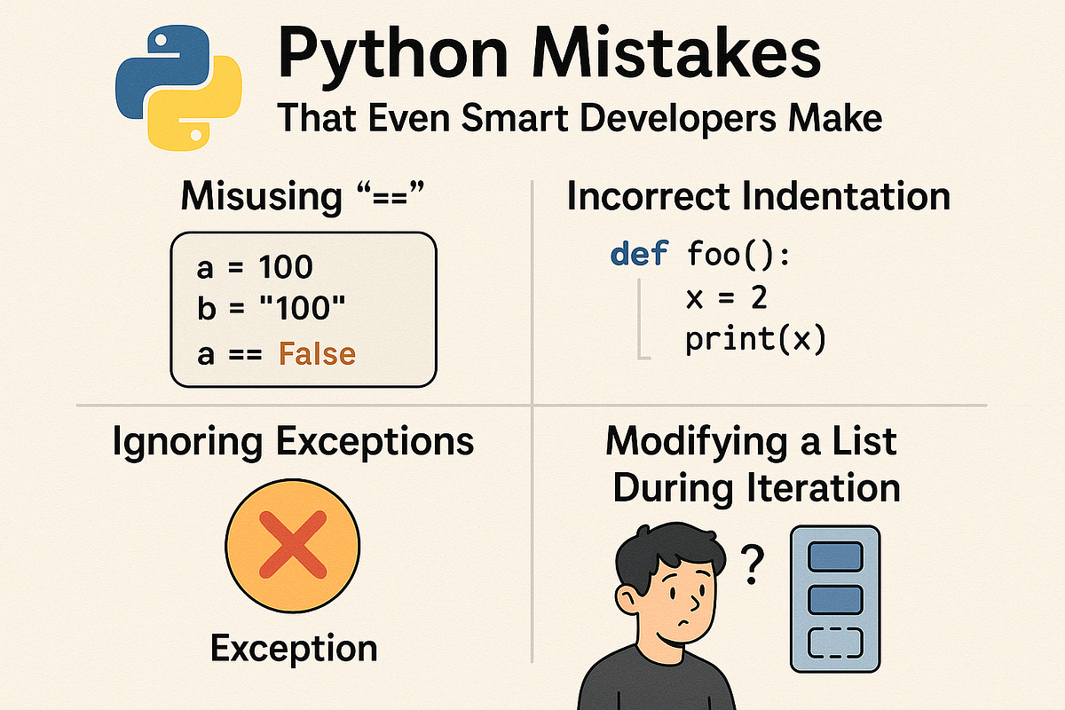 10 Python Mistakes That Even Smart Developers Make | by Faisal haque ...