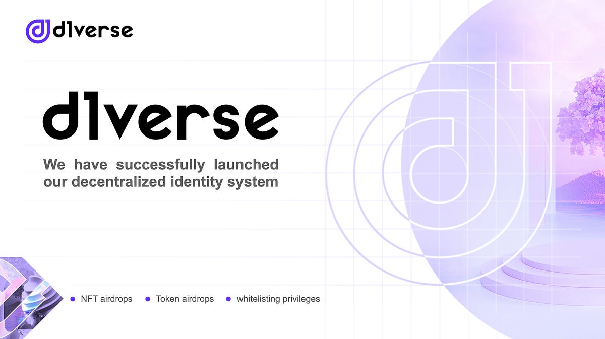 D1verse decentralized identity system officially launched | by D1verse ...