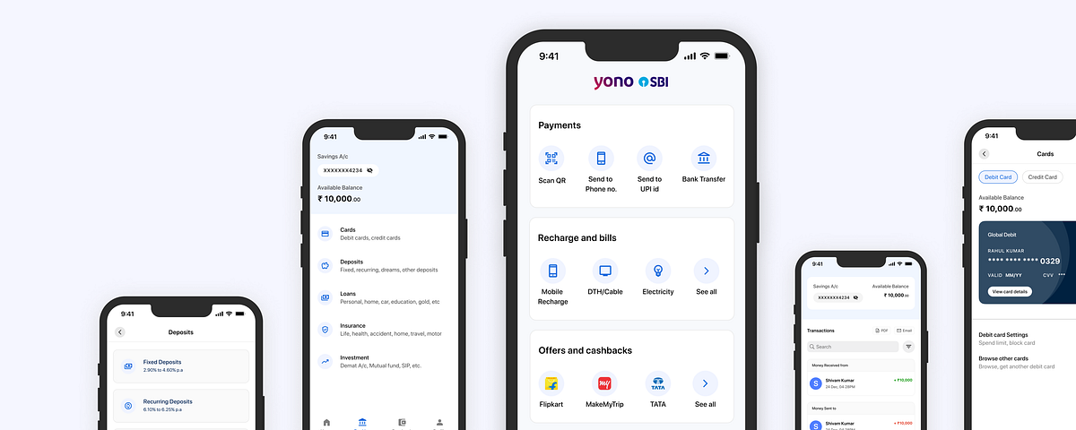 YONO SBI Redesign — UI/UX Case Study | by Om Prakash M. | Medium