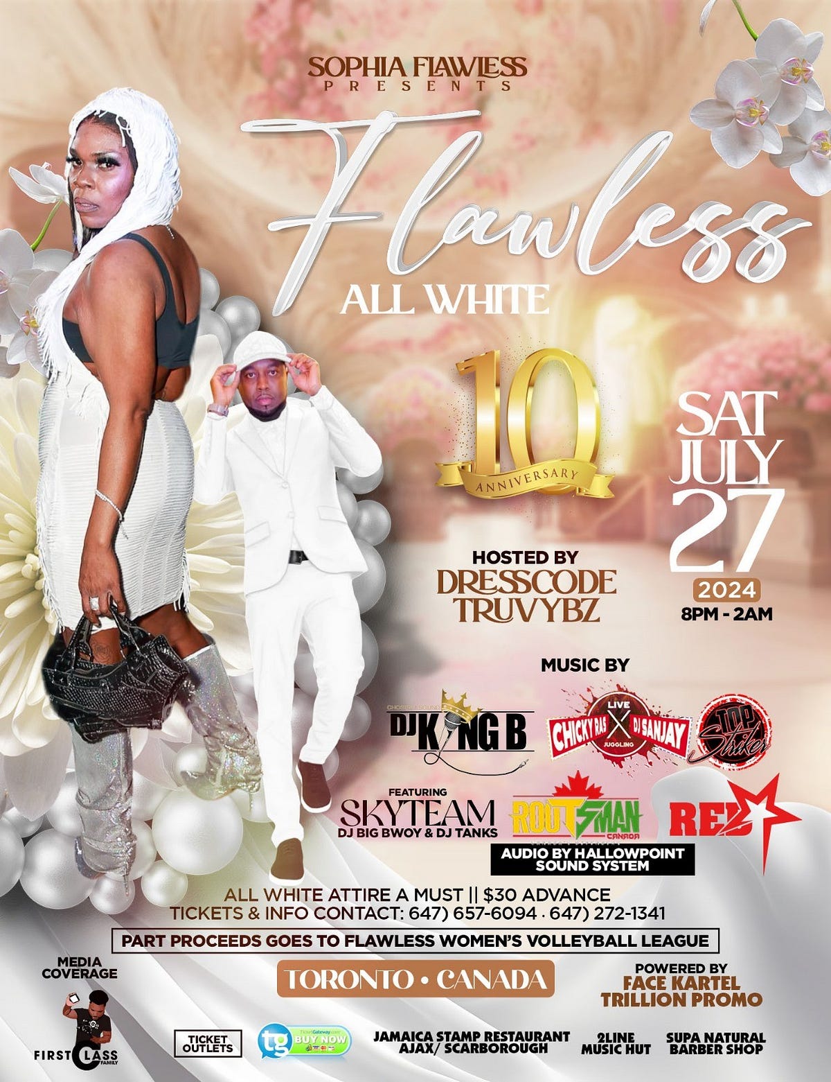 FLAWLESS ALL WHITE 2024 - Harry Ajax - Medium