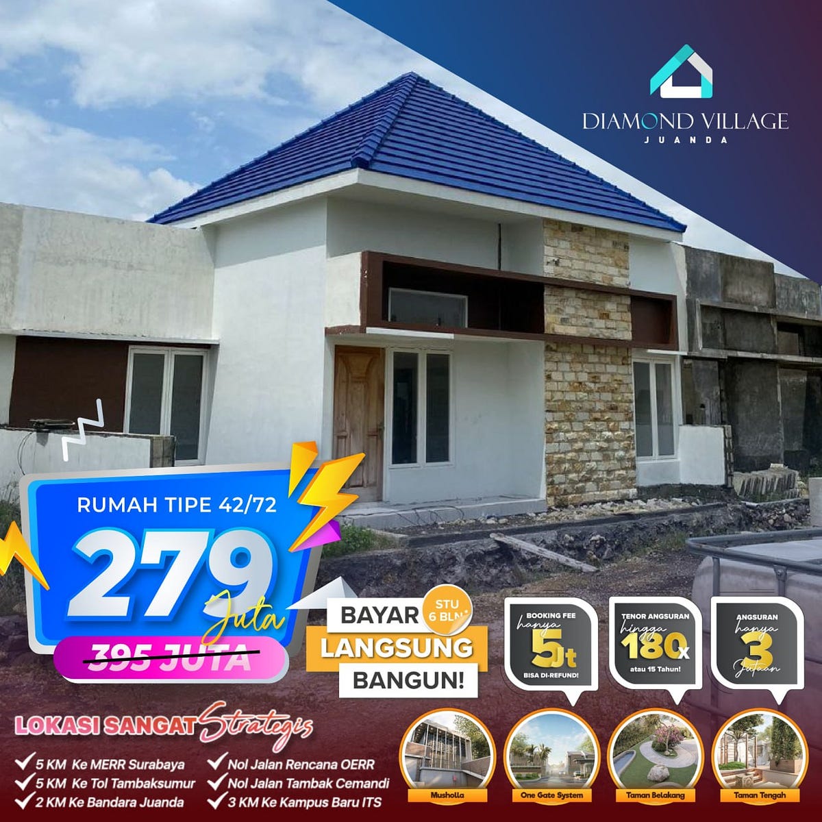 Termewah, WA 0823–3511–9990, Rumah Mewah Di Sidoarjo Hanya 200 Juta-an | by ...