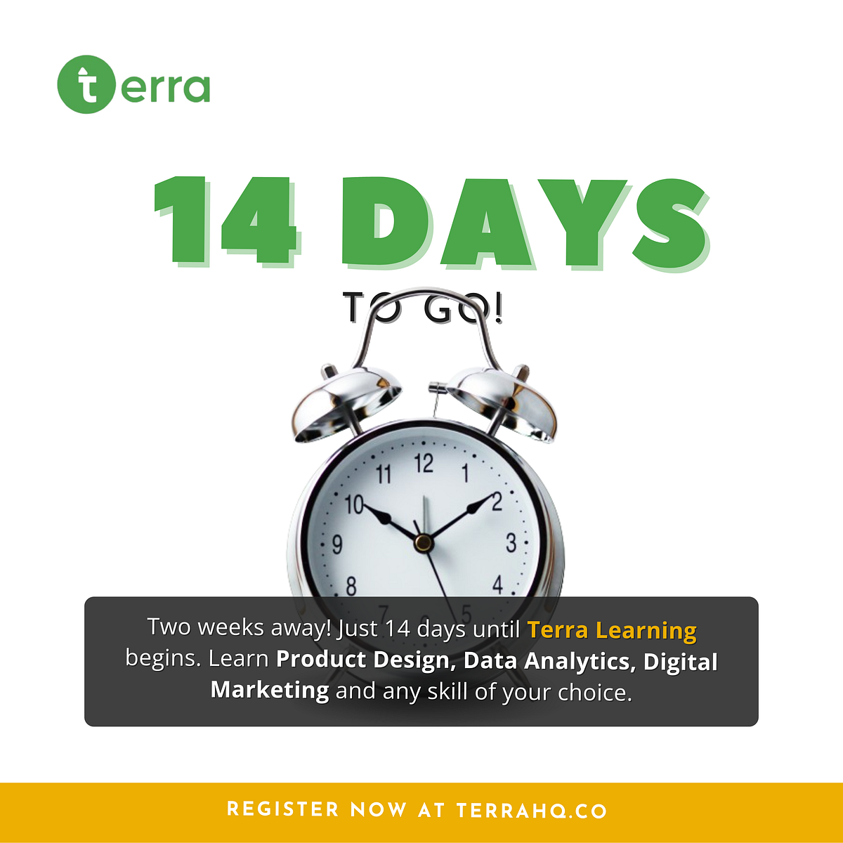 Two Weeks To A Life-Changing Opportunity Excitement is building! Just ...
