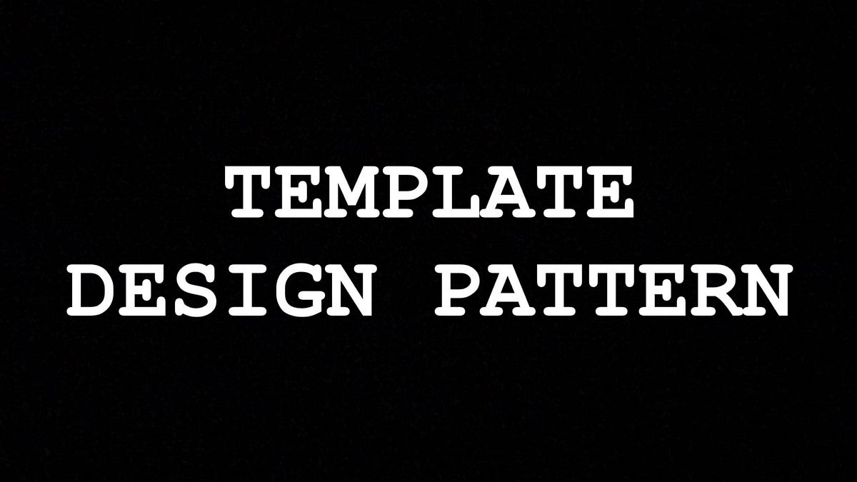 Template Design Pattern Nedir ?. Design Patterns eğitim serisindeki ilk ...