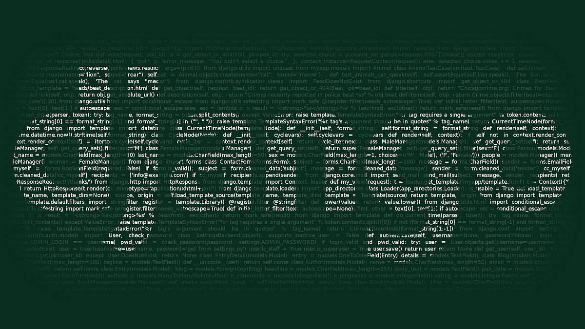 Getting Started with Django. Django — The Web framework for… | by ...
