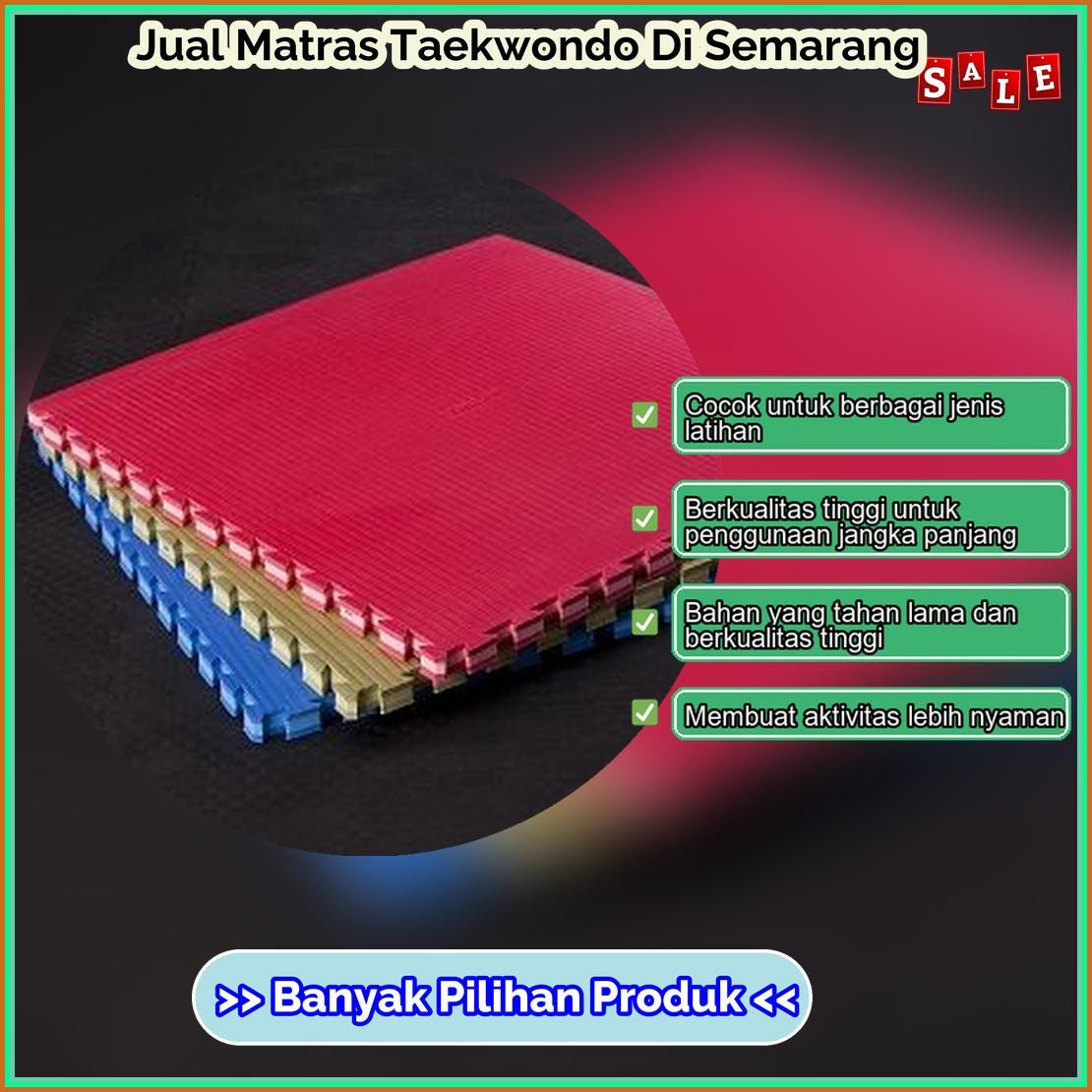 Jual Matras Taekwondo Di Semarang - Alat Lompat Tinggi - Medium