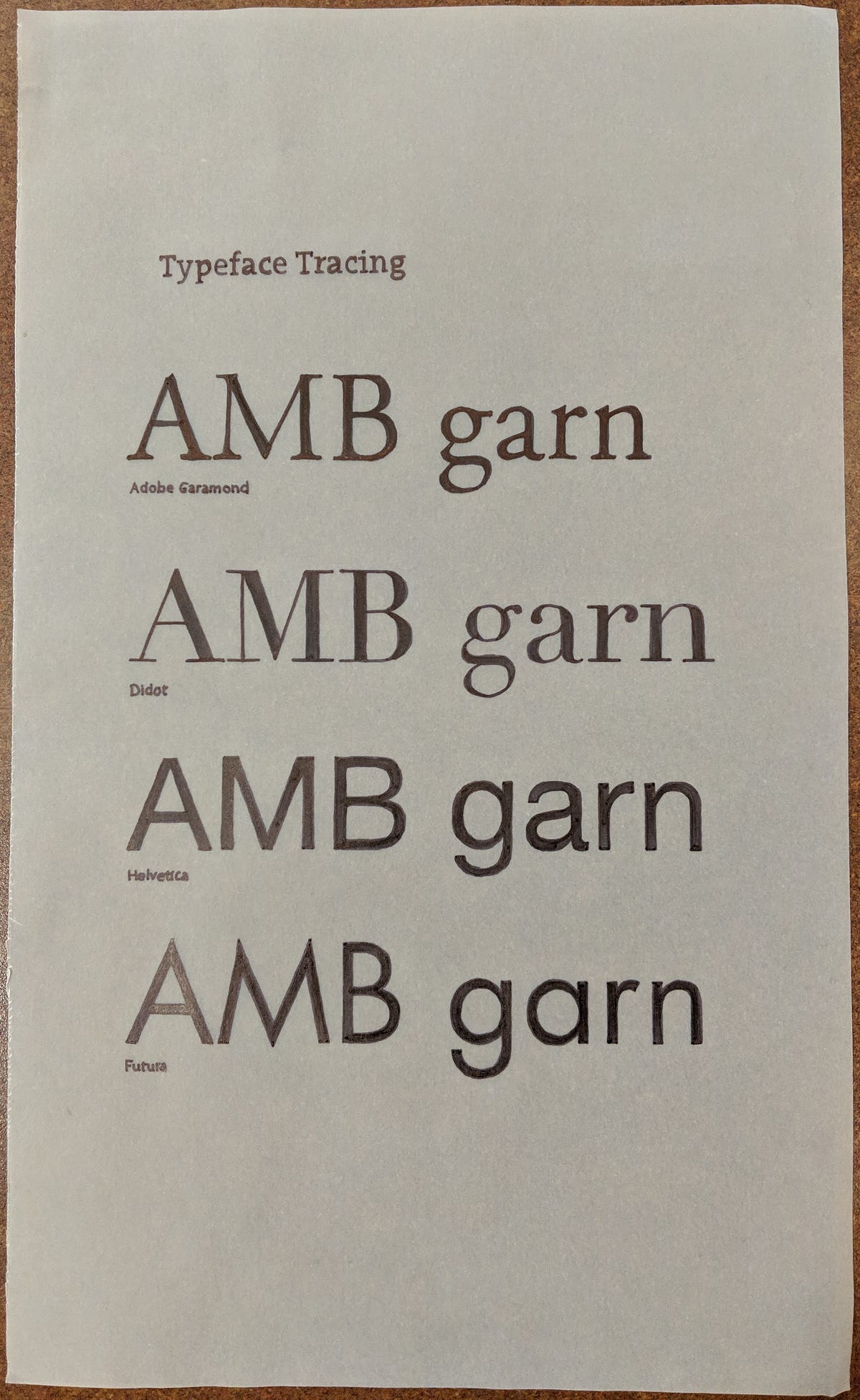 Typographic Voice & Tracing. Exercises Exploring Typography | by Shawn ...