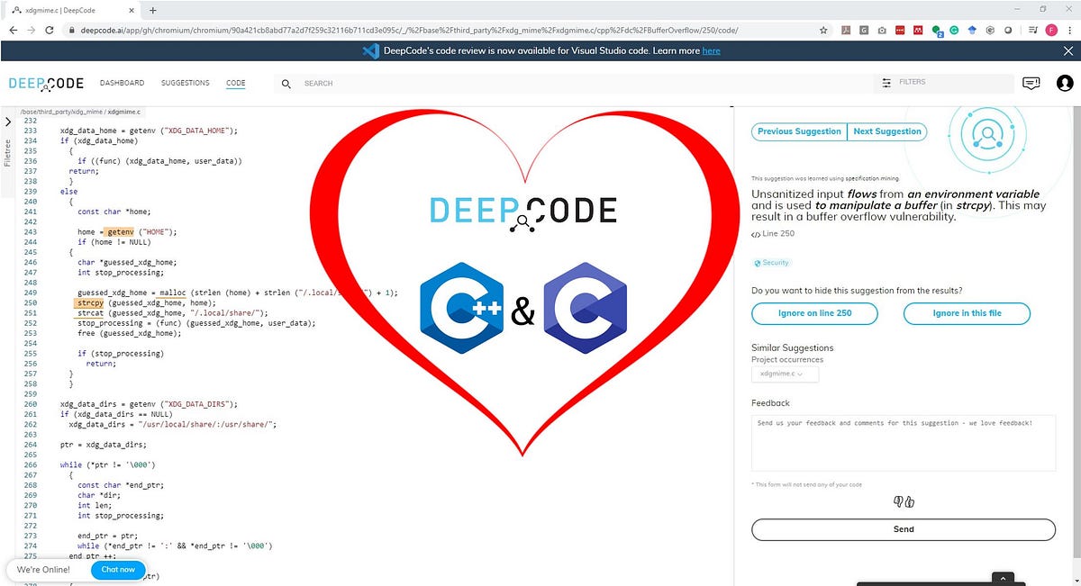 DeepCode adds AI-based static code analysis support for C and C++ | by ...