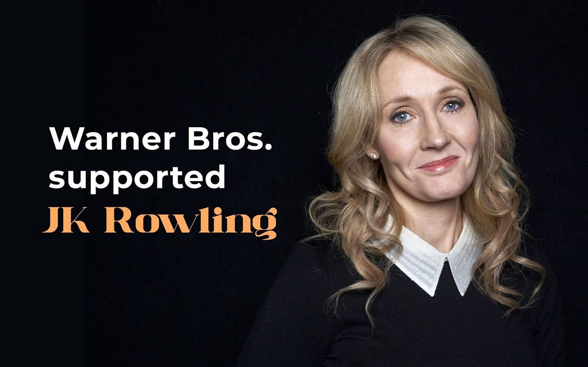 Warner Bros. supported JK Rowling when she blocked a question ...