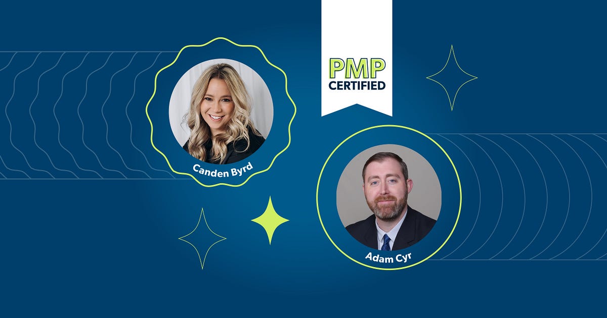 Dedication to Certification: DCGers Adam and Canden Earn Their PMPs | by Savana Dempich | DCG ...